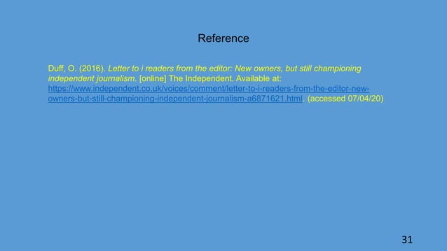 Harvard referencing powerpoint | PPTX | Video Production | Content ...