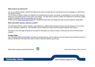 Harvard referencing quick guide | PDF