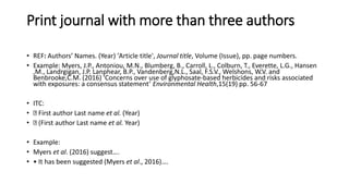 Harvard referencing style | PPTX