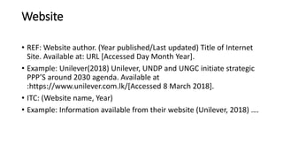 Harvard referencing style | PPTX