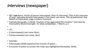 Harvard referencing style | PPTX