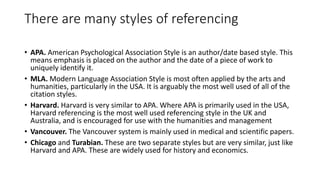 Harvard referencing style | PPTX