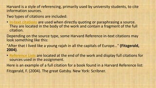 Harvard referencing style | PDF