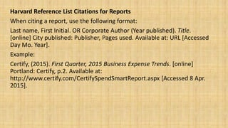 Harvard referencing style | PDF