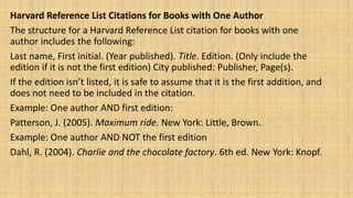 Harvard referencing style | PDF