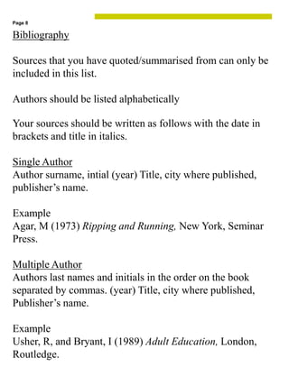 FC - Harvard referencing system | PPTX