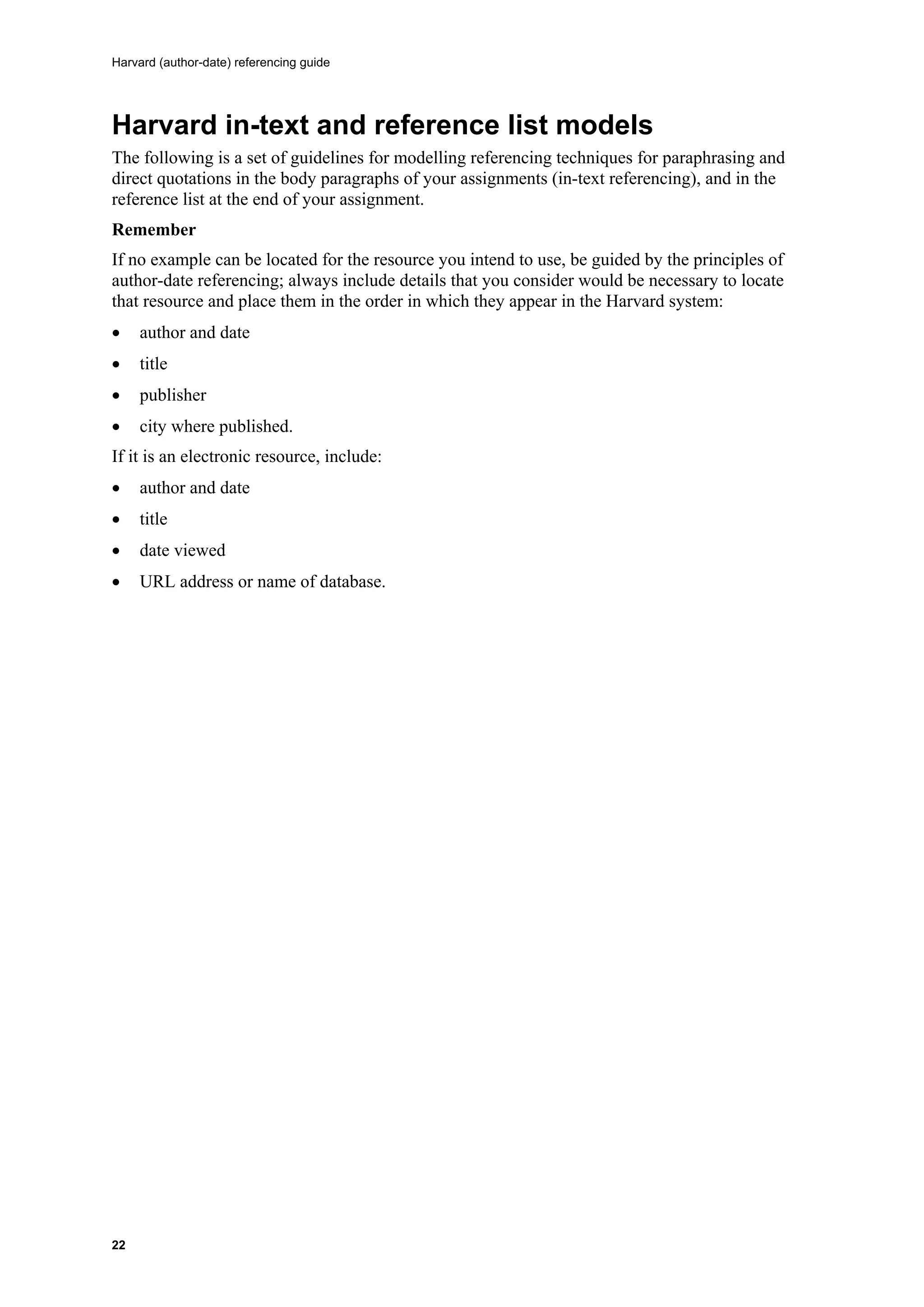 Harvard referencing system | PDF