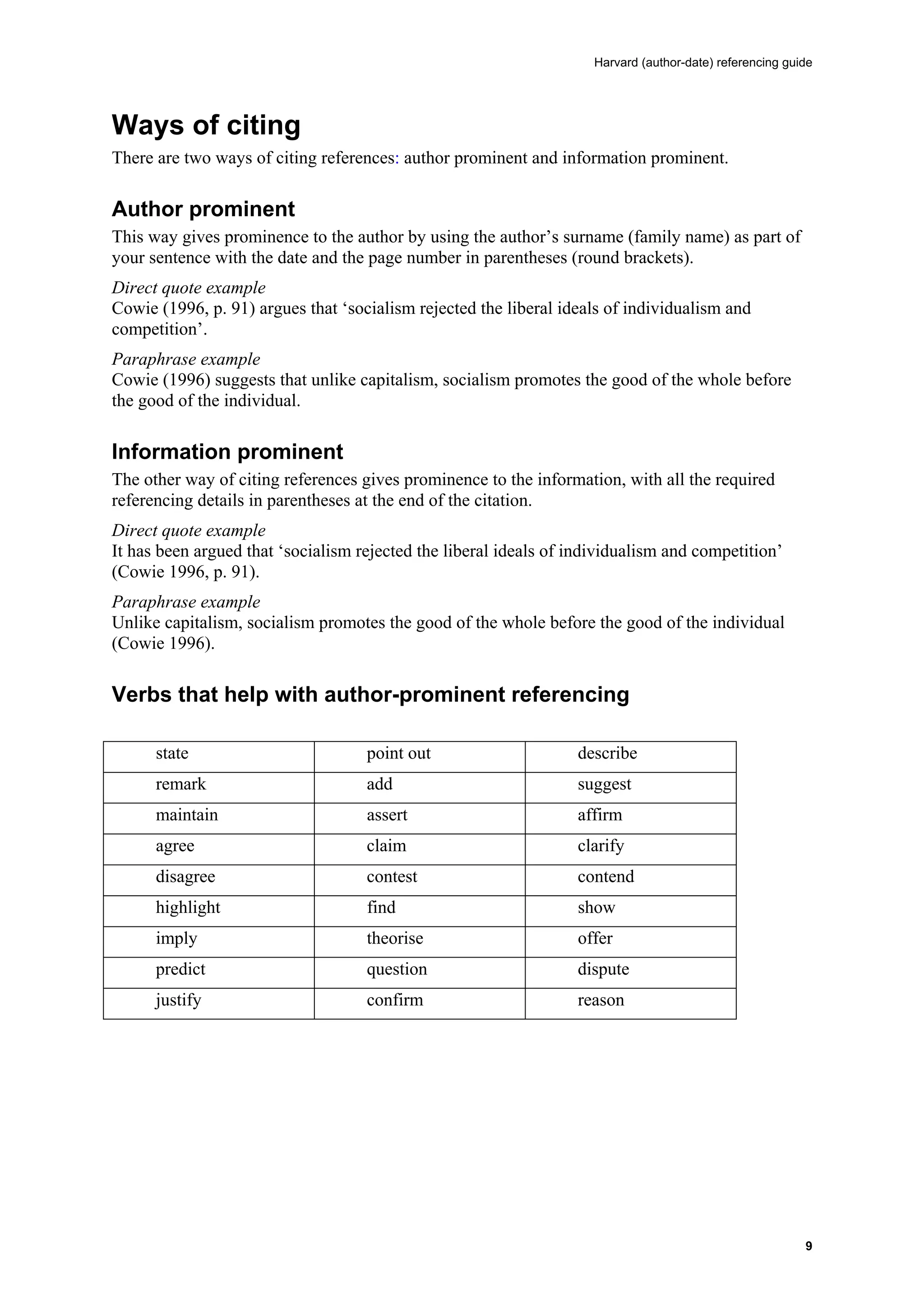 Harvard referencing system | PDF