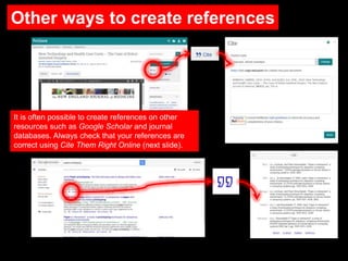 Harvard referencing: The basics | PPT