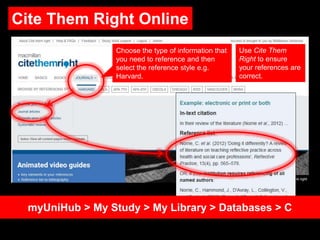 Harvard referencing: The basics | PPT