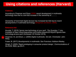 Harvard - Referencing the basics (2021) | PPT
