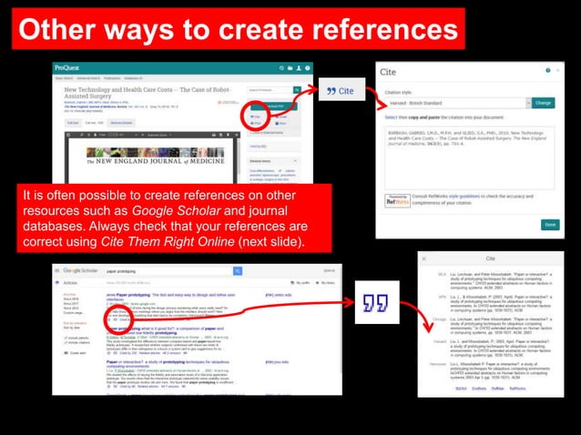 Harvard Referencing: The basics (2022) | PPTX | Databases | Computer Software and Applications