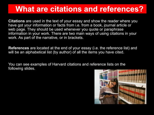 Harvard Referencing: The basics (2022) | PPTX | Databases | Computer Software and Applications