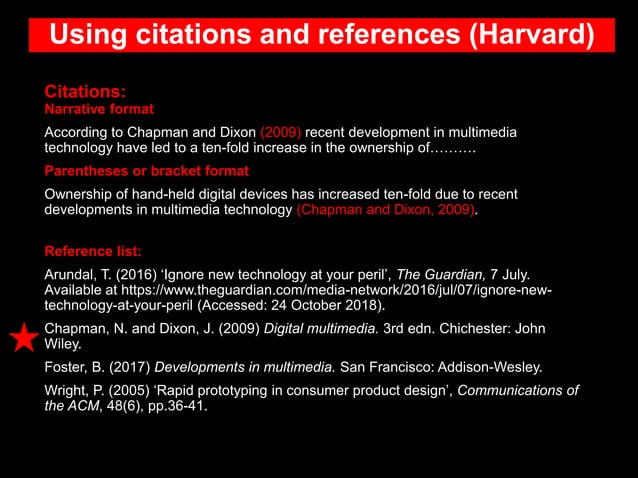 Harvard Referencing: The basics (2022) | PPTX | Databases | Computer Software and Applications