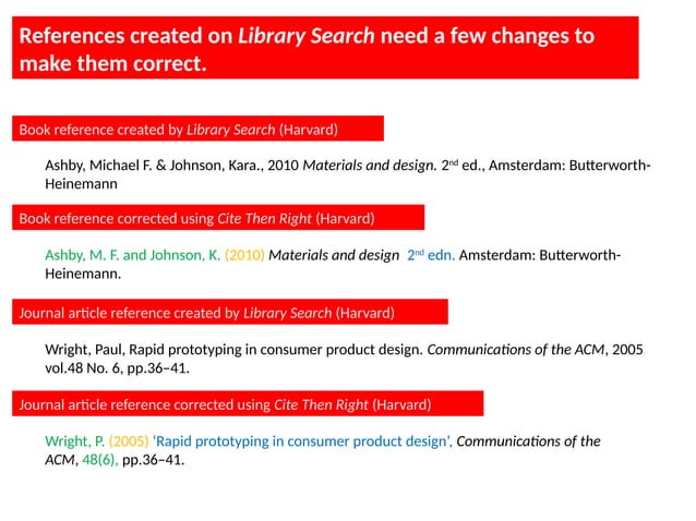 Harvard Referencing The Basics 2024.pptx | Databases | Computer Software and Applications
