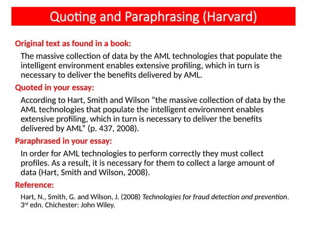 Harvard Referencing The Basics 2024.pptx | Databases | Computer Software and Applications