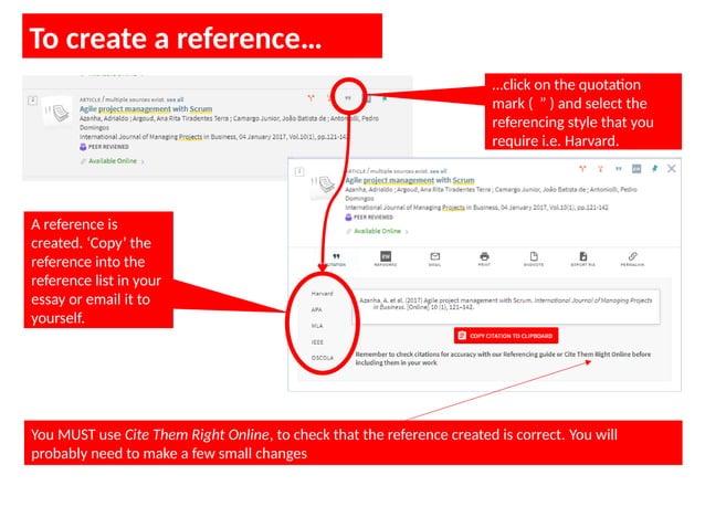 Harvard Referencing The Basics 2024.pptx | Databases | Computer Software and Applications