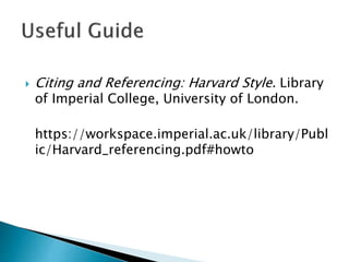 Harvard Referencing | PPTX