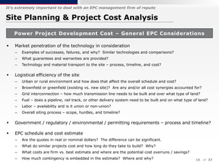 Power plant project finance overview | PDF