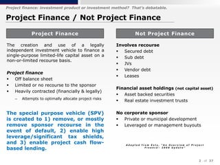 Power plant project finance overview | PDF