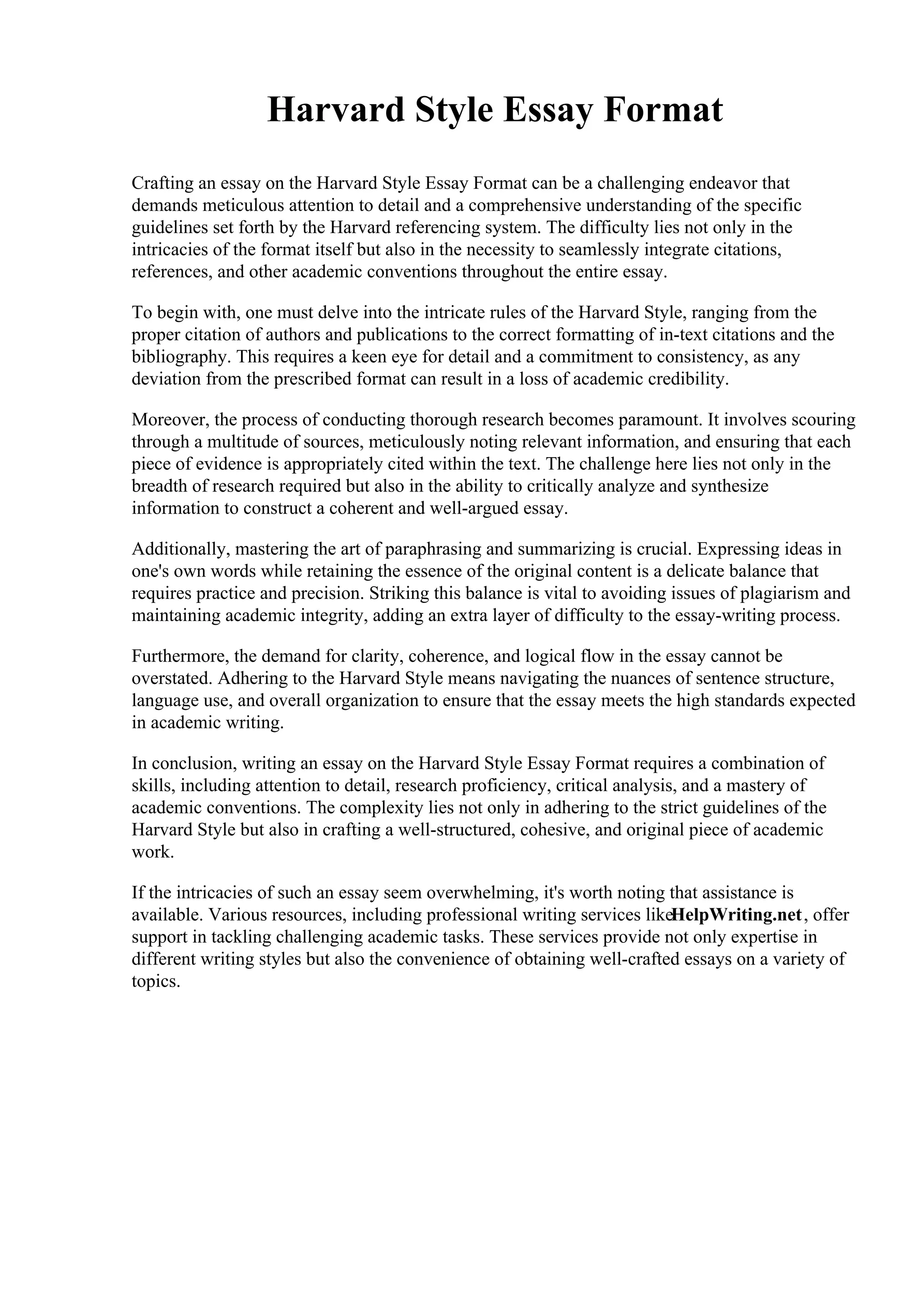 Harvard Style Essay Format.pdf