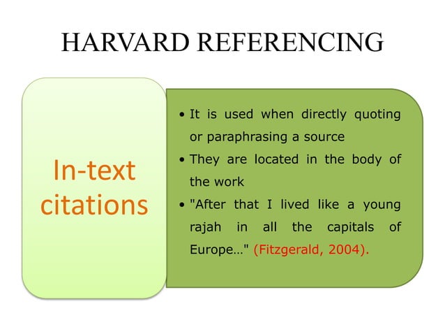 Harvard style of reference | PPTX | Publishing Industry | Industries