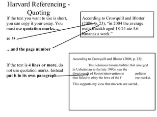 NCUK Harvard Referencing | PPT