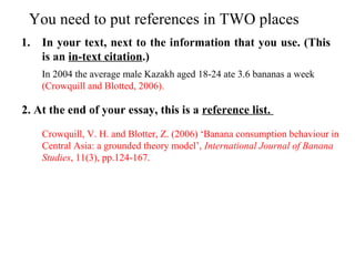 NCUK Harvard Referencing | PPT