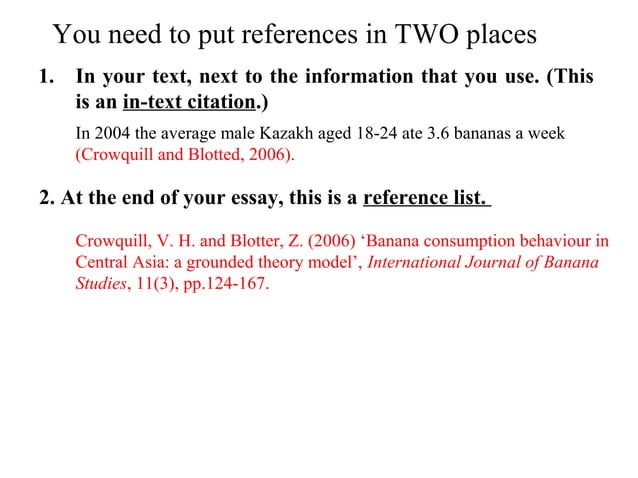 NCUK Harvard Referencing | PPT