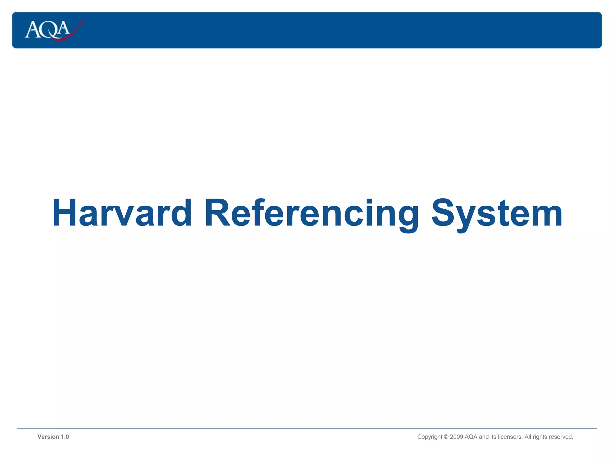 Harvard system powerpoint final | PPT