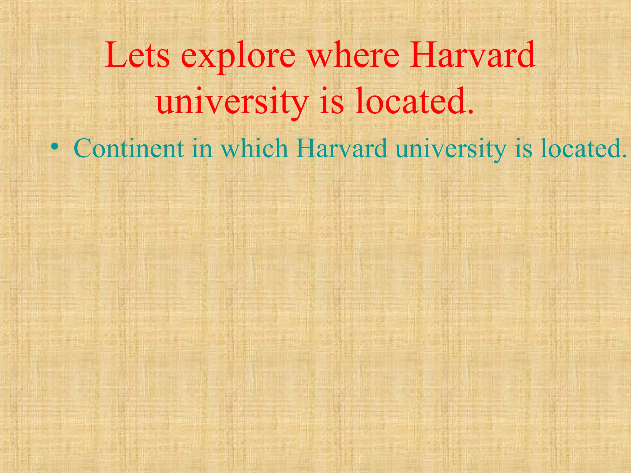 Harvard university | PPT