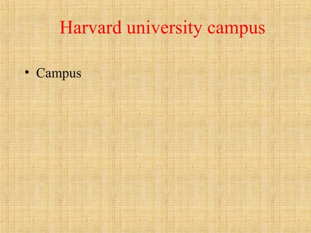 Harvard university | PPT