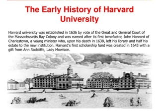 HARVARD UNIVERSITY | PPT