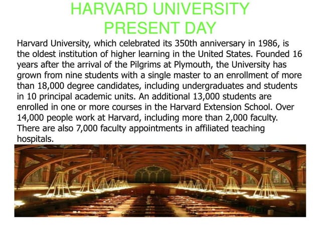 HARVARD UNIVERSITY | PPT