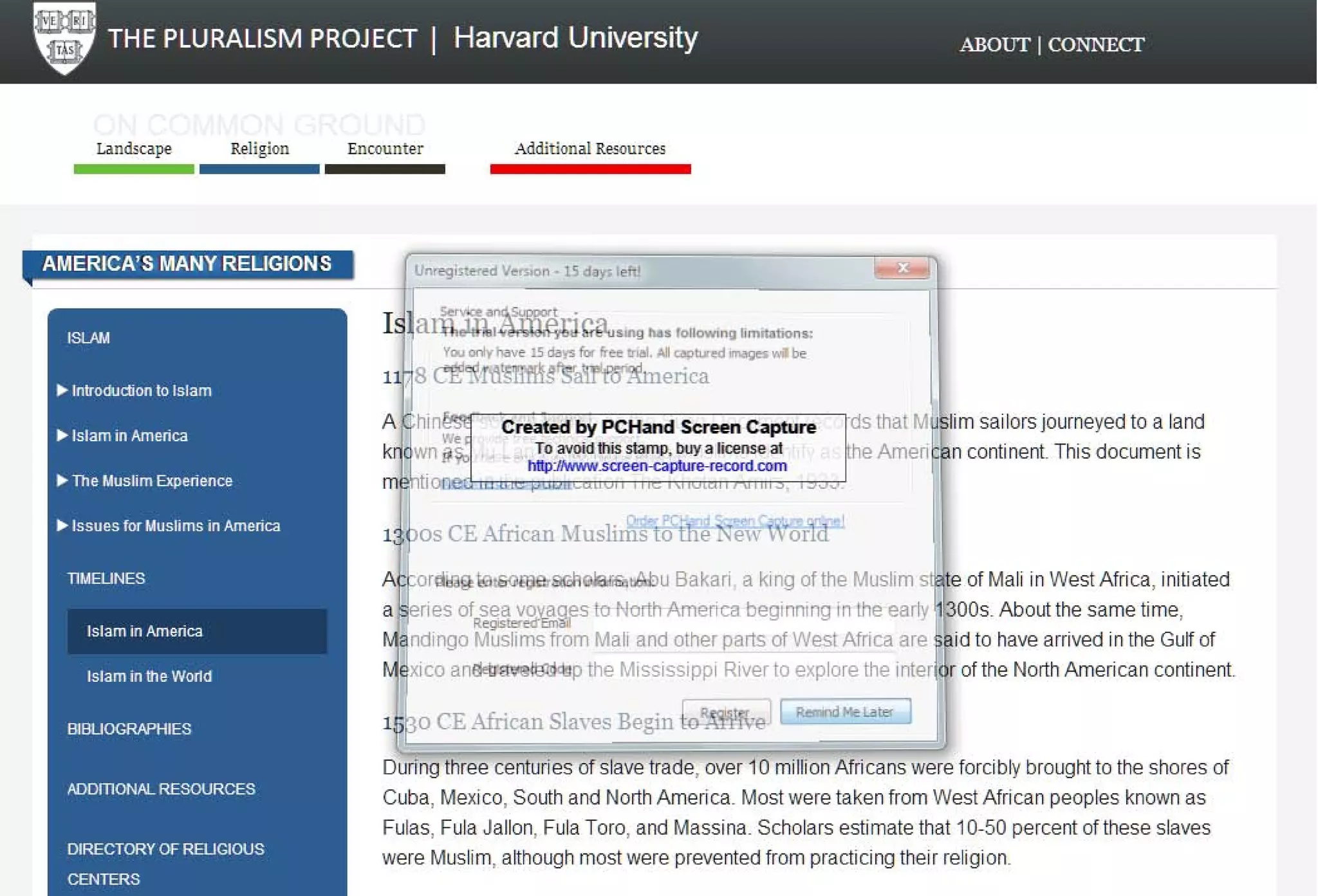 Harvard University Report about Islam in America | PPT
