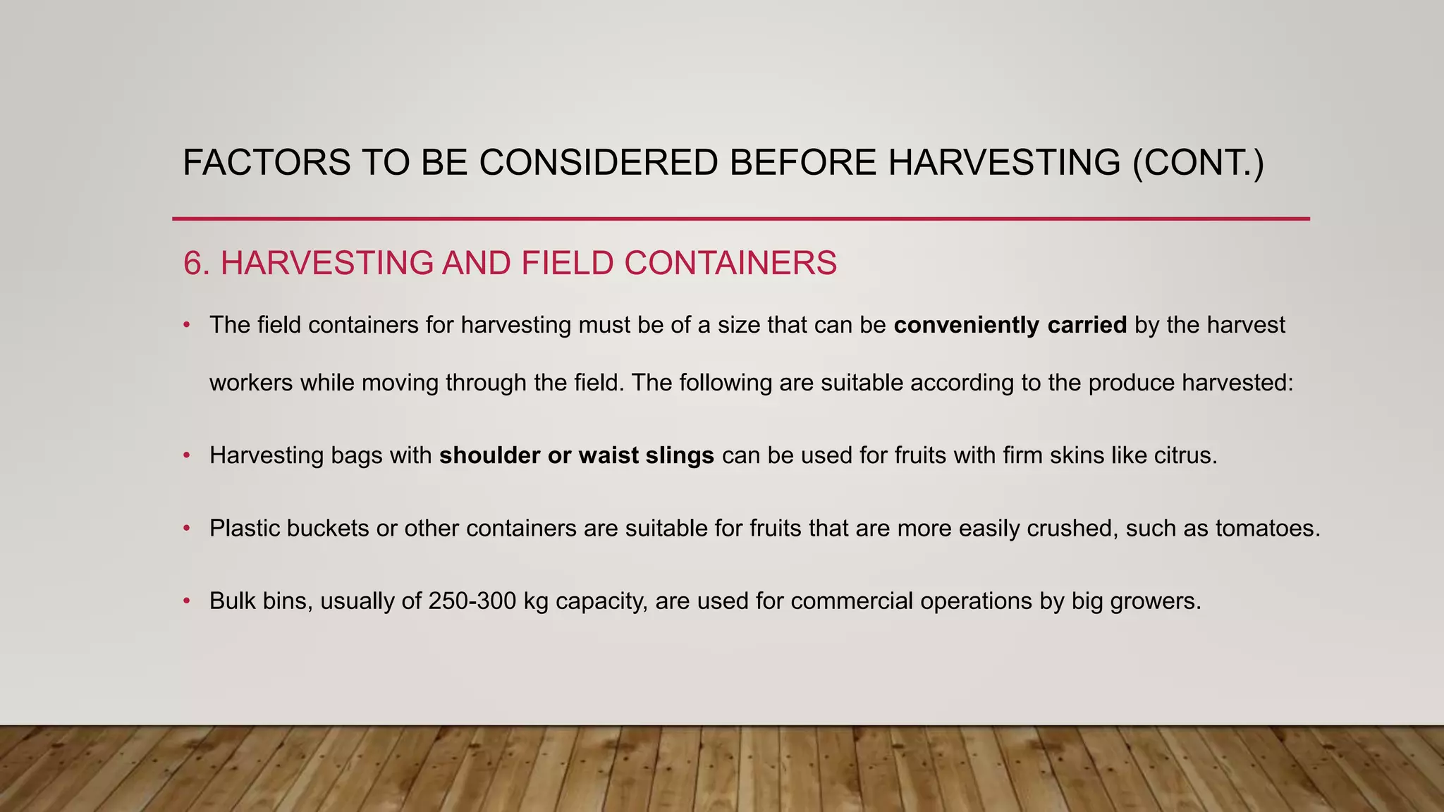 Harvest and post harvest handling of seed crops | PPTX