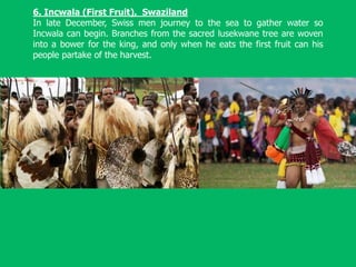 Harvest festivals of the world finalised | PPT