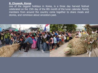 Harvest festivals of the world finalised | PPT