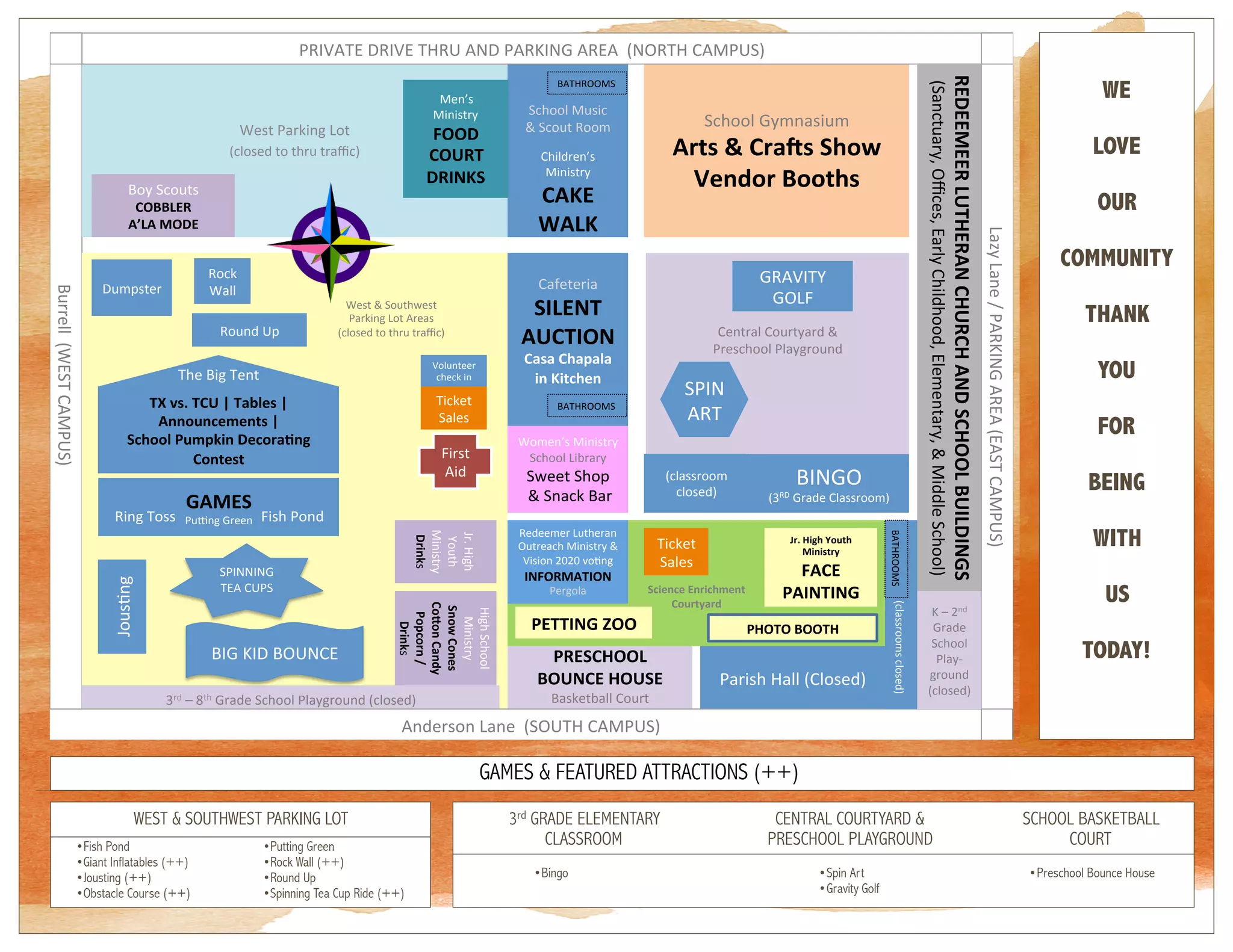 Harvest fest pamphlet including locational map | PPT