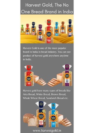 Harvest Gold, The No One Bread Brand in India | PDF