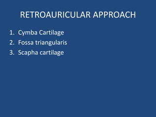 Harvesting cartilage for cartilage tympanoplasty | PPSX | Ear, Nose and ...