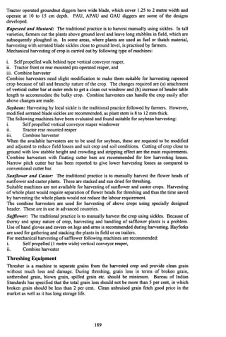 Thesis on crop harvesting tools | PDF