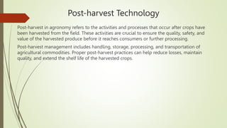 Harvesting, Storage and Post-Harvesting.pptx