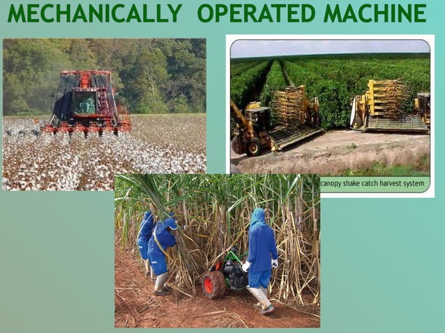 Harvesting and threshing equipment | PPT | Agriculture | Industries