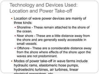 Harvesting wave power - Wave farming | PPT