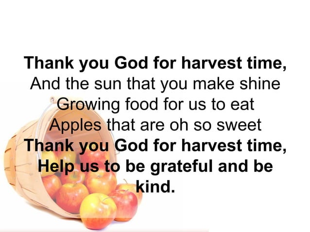 Harvest Song (to the tune of Twinkle twinkle) | PPT | Agriculture ...