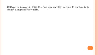 A Brief History of the University of Southern California | PPT