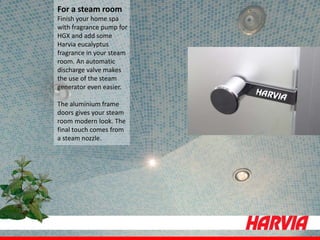 Harvia Spa Modules | PPTX