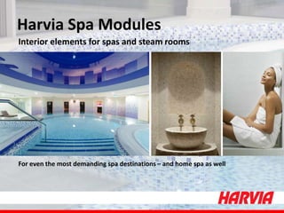 Harvia Spa Modules | PPT