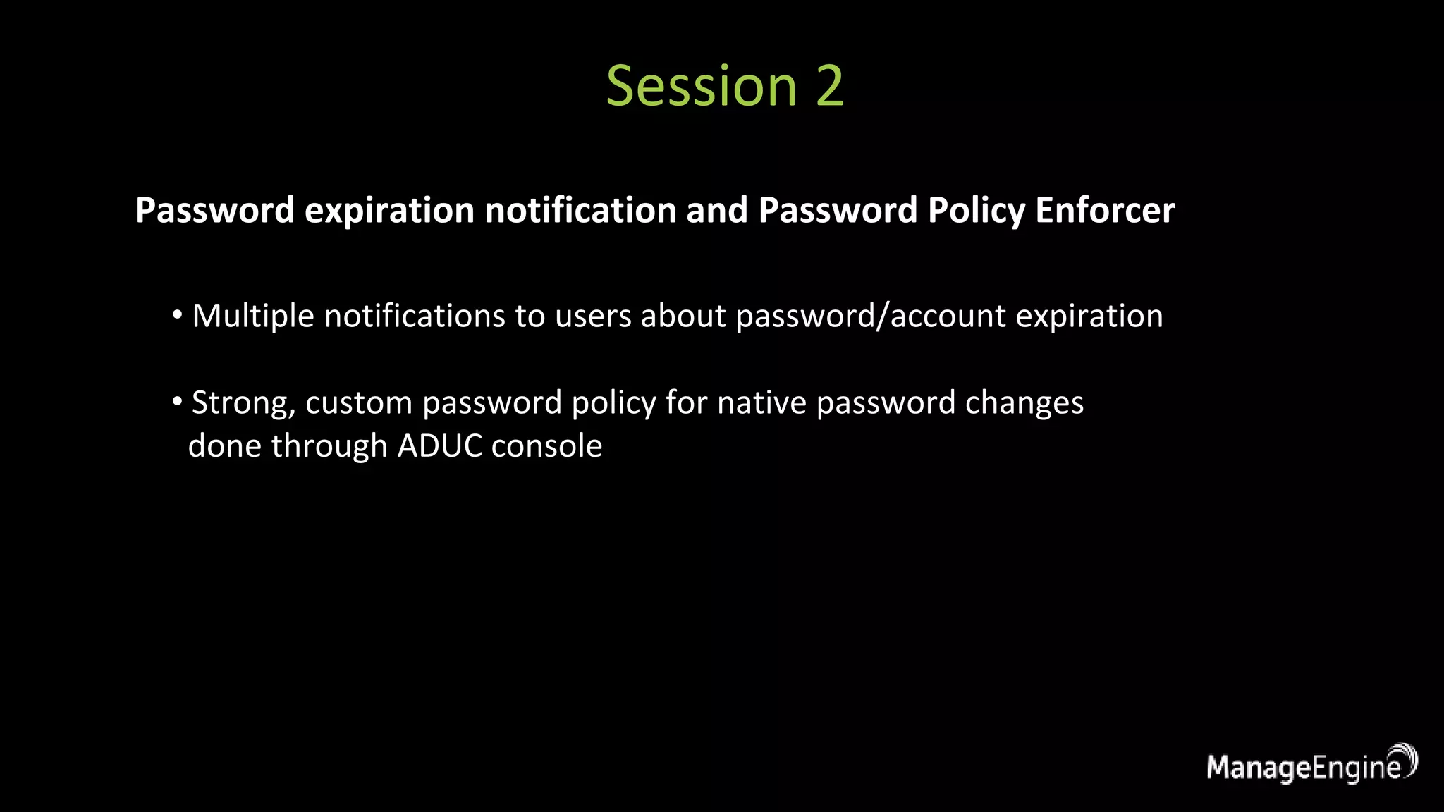 Self-service password management and single sign-on for on-premises AD ...